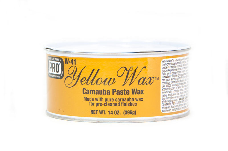 Paste Wax Yellow – Walt's Polish– The Leader in Auto Detailing Supplies