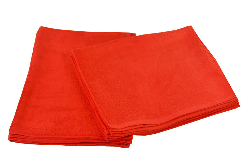 Cotton All Purpose Red Towels – Walt's Polish– The Leader in Auto ...